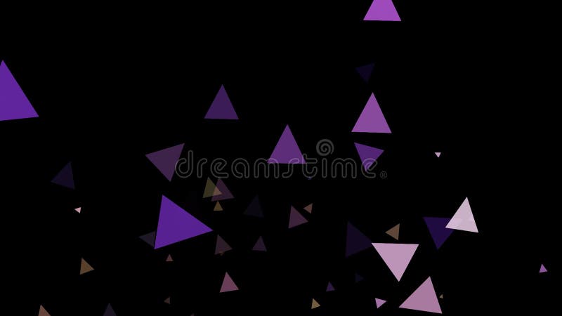 Triangle Springs Up on a Black Background Stock Footage - Video of ...