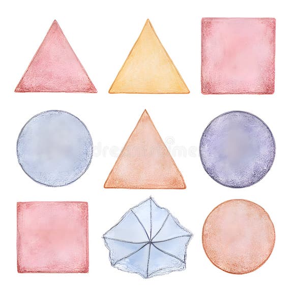 Triangle, Square, Hexagon, Circle, Semicircle are Patterns Stock ...