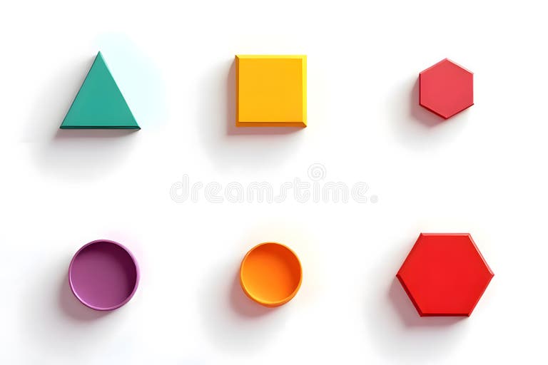 Triangle, Square, Hexagon, Circle, Semicircle are Patterns Stock ...