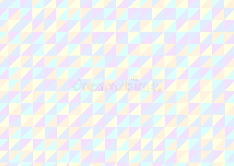 Triangle and Square Pattern in Pastel Colors Stock Vector ...