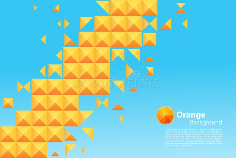 Triangle and Square Pattern Stock Vector - Illustration of color, shape ...