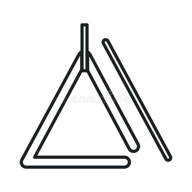 Triangle with Striker. Vector Stock Vector - Illustration of shape ...