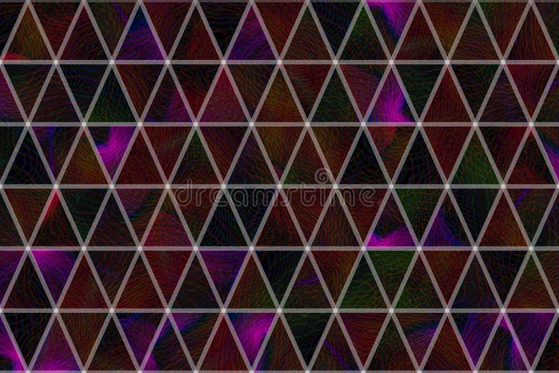 Triangle Strip Abstract Pattern of Geometric Background, Texture or ...