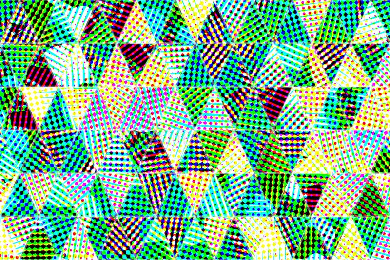 Triangle Strip Abstract Pattern of Geometric Background, Texture or ...