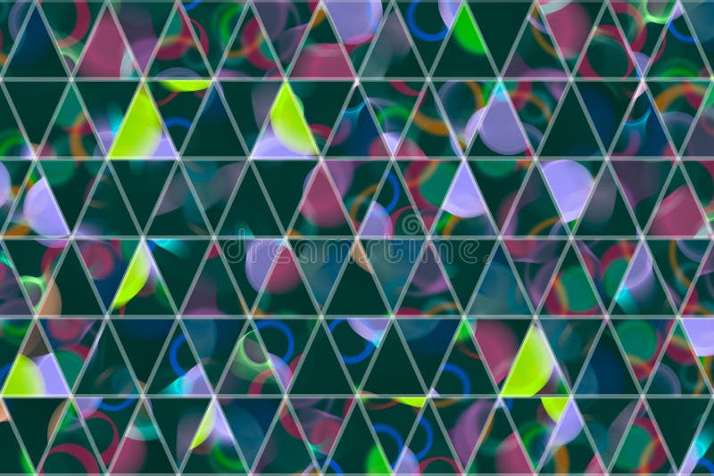Triangle Strip Abstract Pattern of Geometric Background, Texture or ...