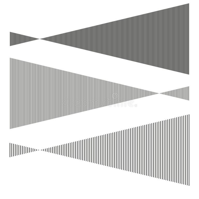 Triangle Stripe Figure. Diagonal Sharp Pattern. Vector Optical Contrast ...