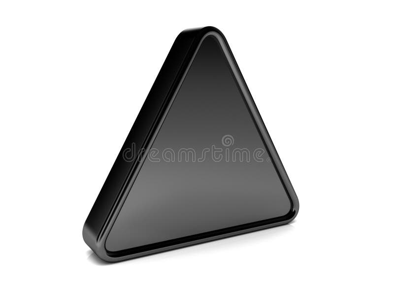 Triangle, Surround, Black Sign Stock Illustration - Illustration of ...