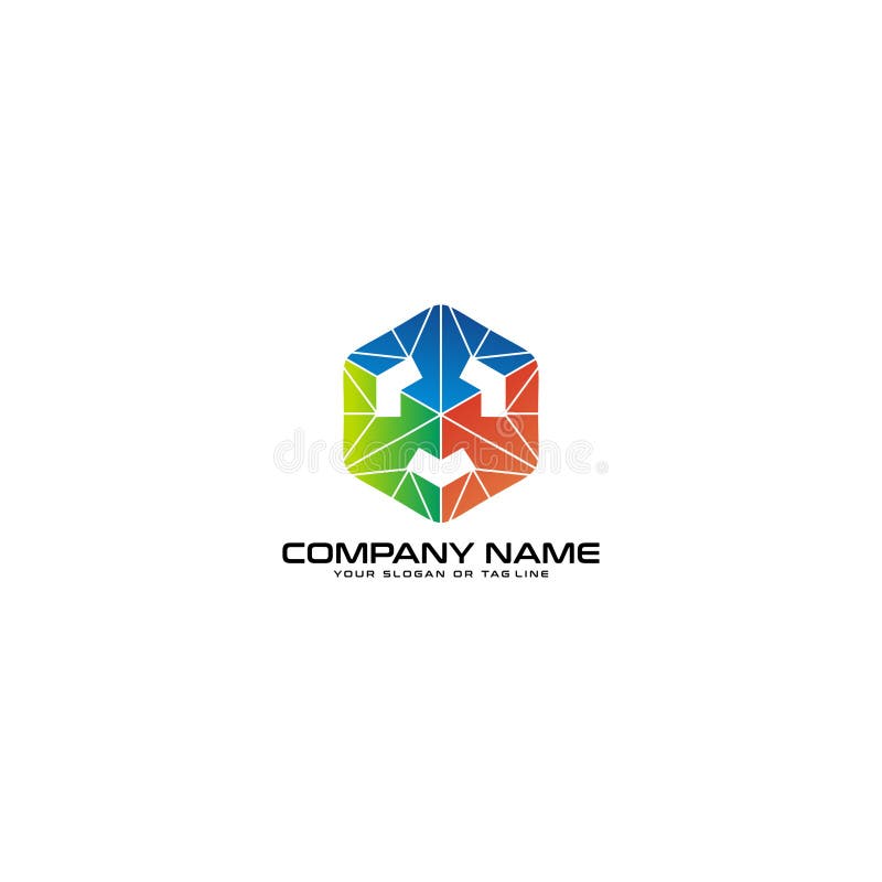 Logo 3d cubes stock vector. Illustration of dynamic, innovation - 14909205