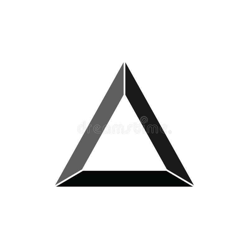 Triangle Theme Logo Logotype Art Stock Vector - Illustration of trendy ...