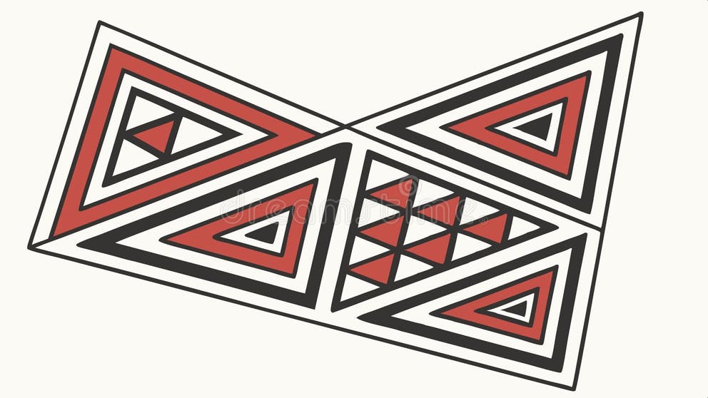 Triangle Tile Pattern, Geometric Vector Background Design. Vector ...