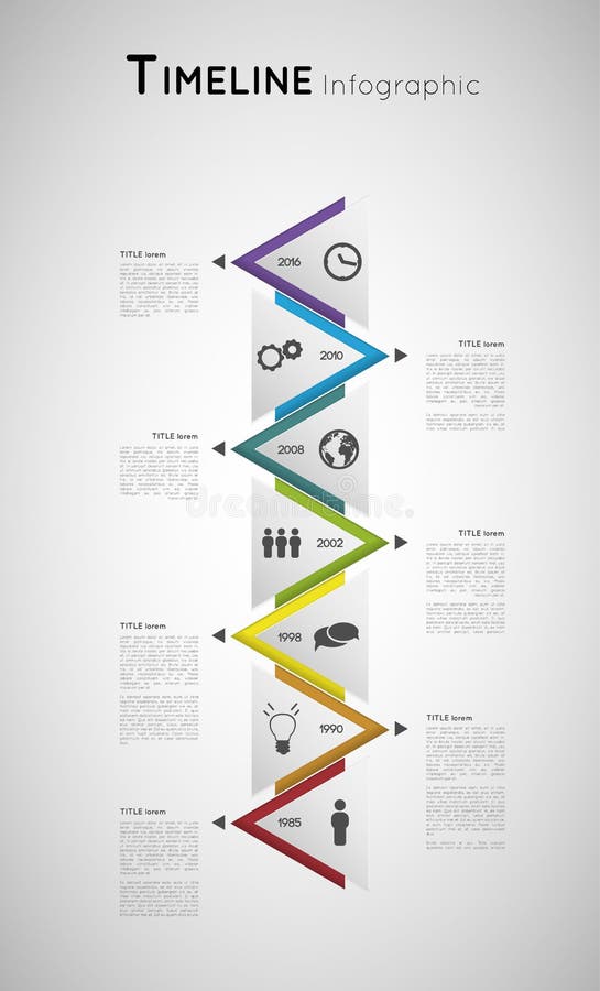 Triangle Timeline Infographic Stock Vector - Illustration of info ...