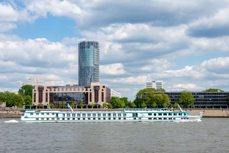 Triangle tower in Cologne editorial stock image. Image of tourism ...