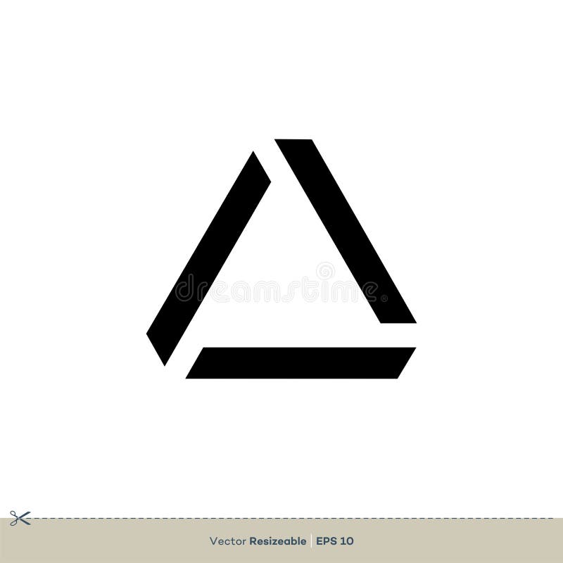 Triangle Trinity Vector Logo Template Illustration Design. Vector EPS ...