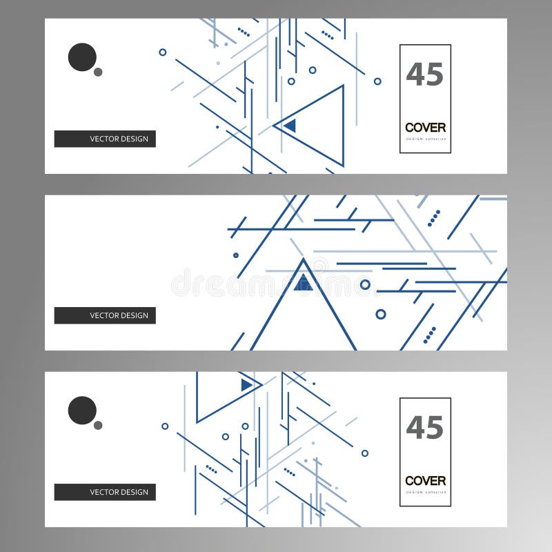 Triangle Vector Abstract Background. Geometric Lines Minimal Layout ...