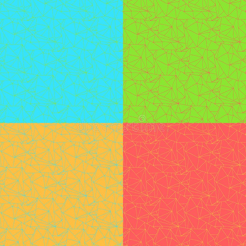 Triangle Vector Seamless Pattern Stock Vector - Illustration of design ...