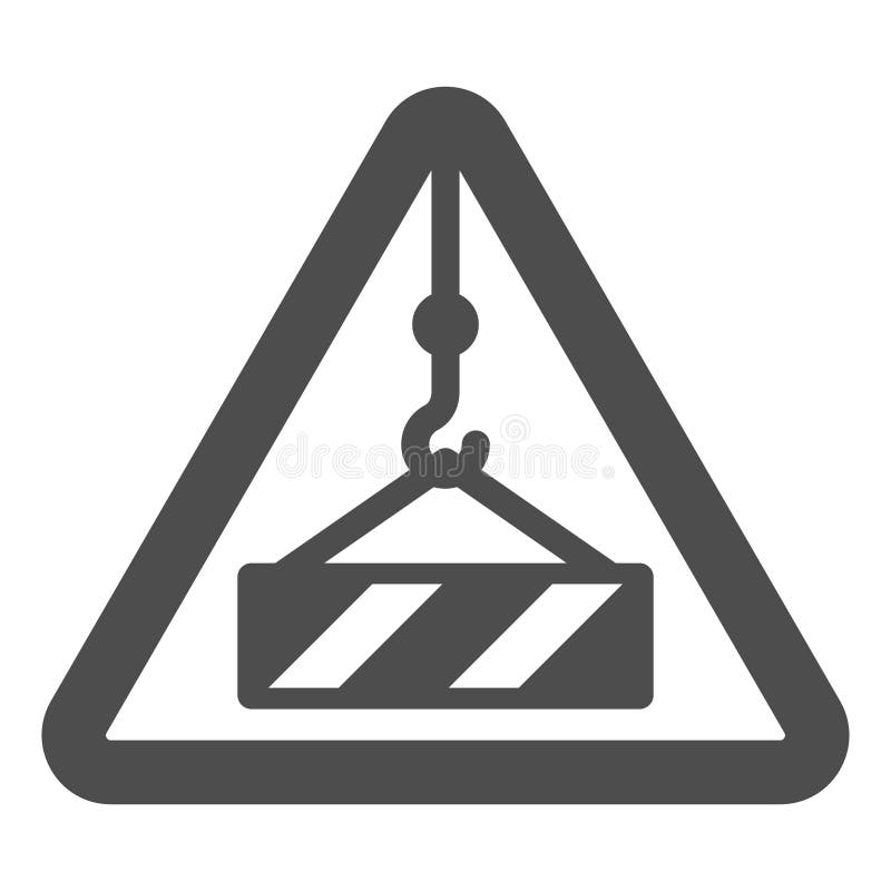 Be Careful, the Crane is Working Stock Vector - Illustration of work ...