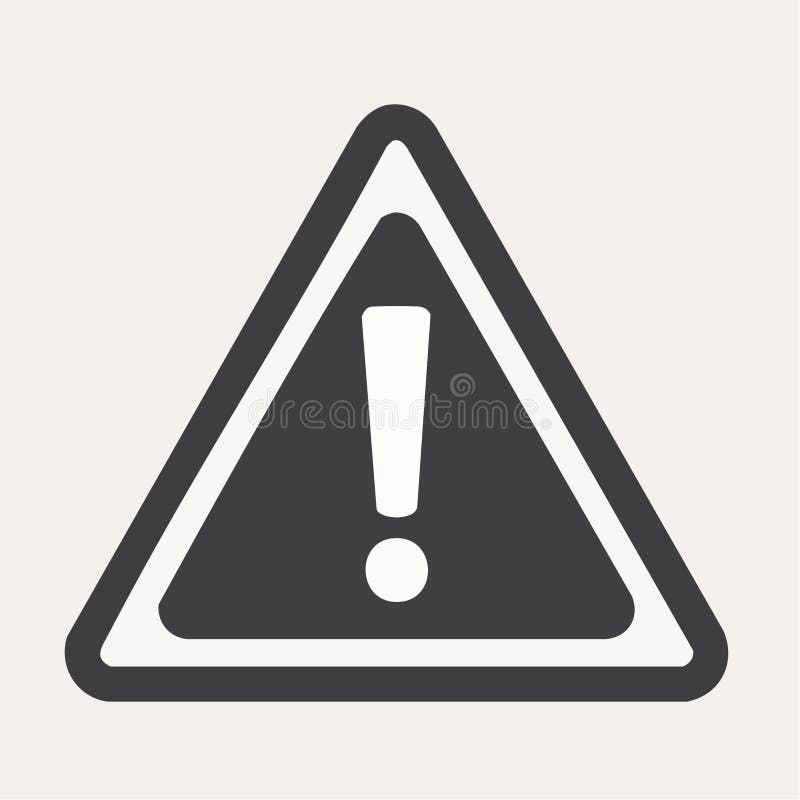 Clear Warning Triangle Icon Stock Illustrations – 1,007 Clear Warning ...