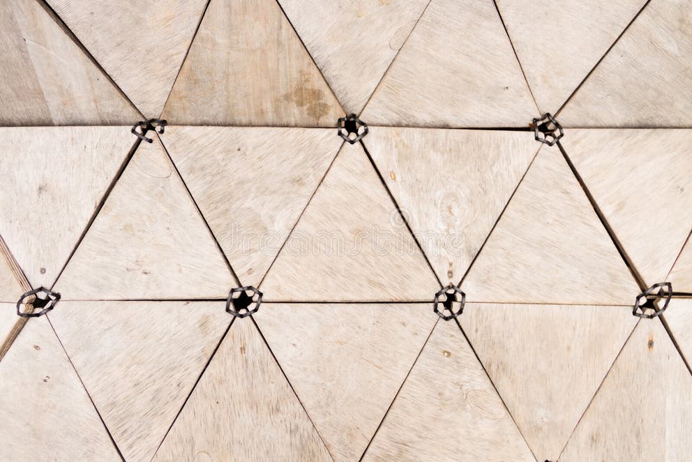 Triangle wooden shapes stock image. Image of brown, geometrical - 63220559