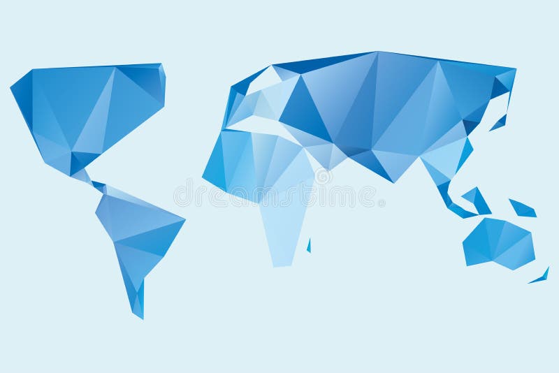 Triangle World stock vector. Illustration of abstract - 31593068