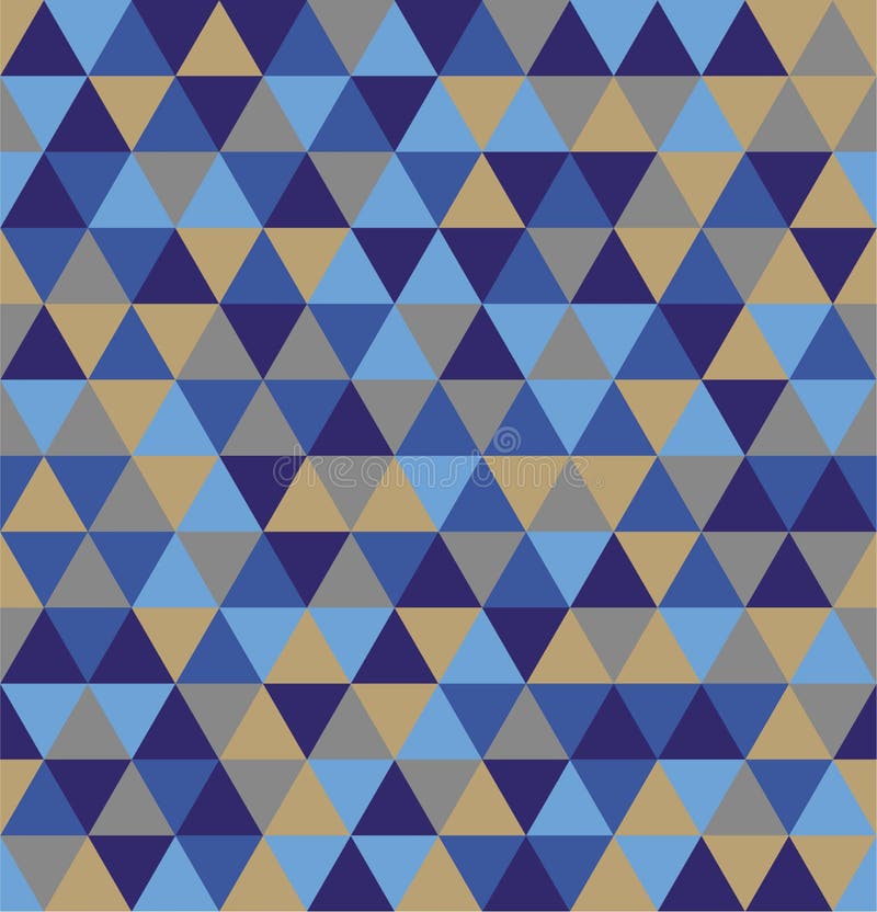 Retro Geometric Triangle Seamless Repeating Background Pattern. Mosaic ...