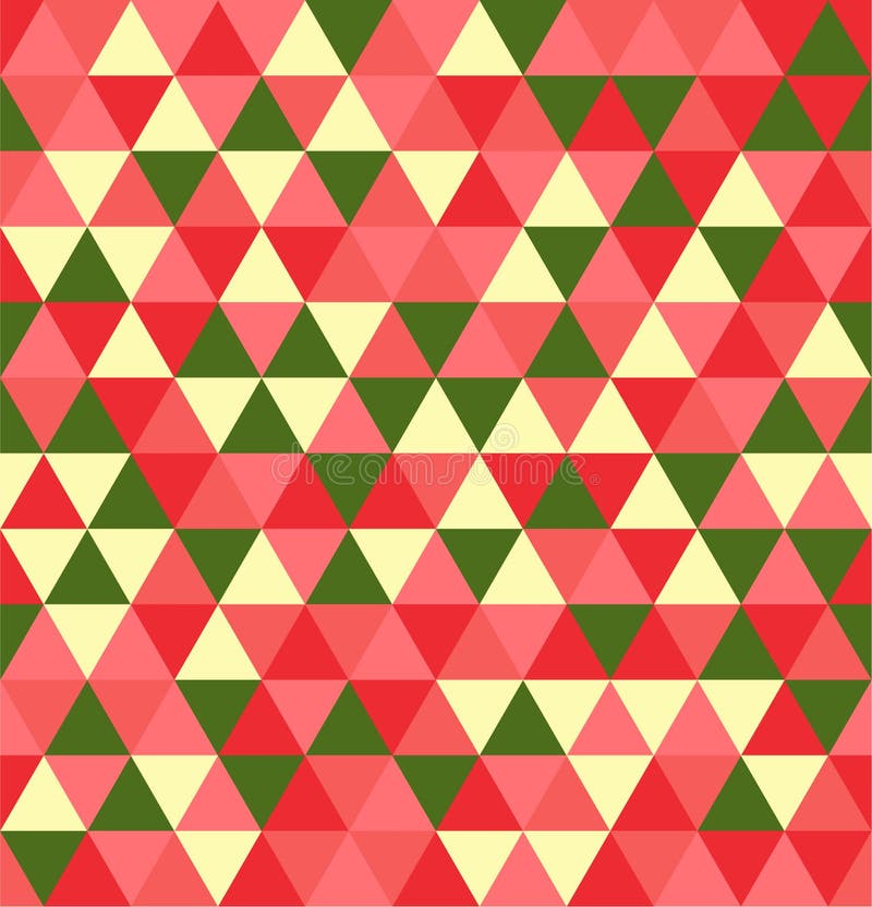 Retro Geometric Triangle Seamless Repeating Background Pattern. Mosaic ...