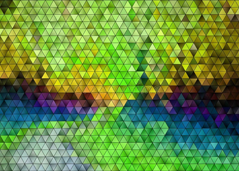 3d Triangles, Abstract Background. Design Wallpaper Stock Illustration ...