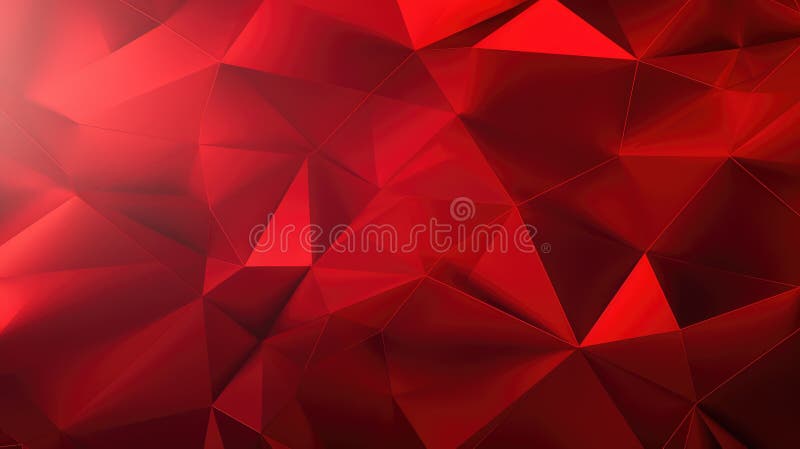 Triangles Abstract Geometric Background Red Stock Illustration ...