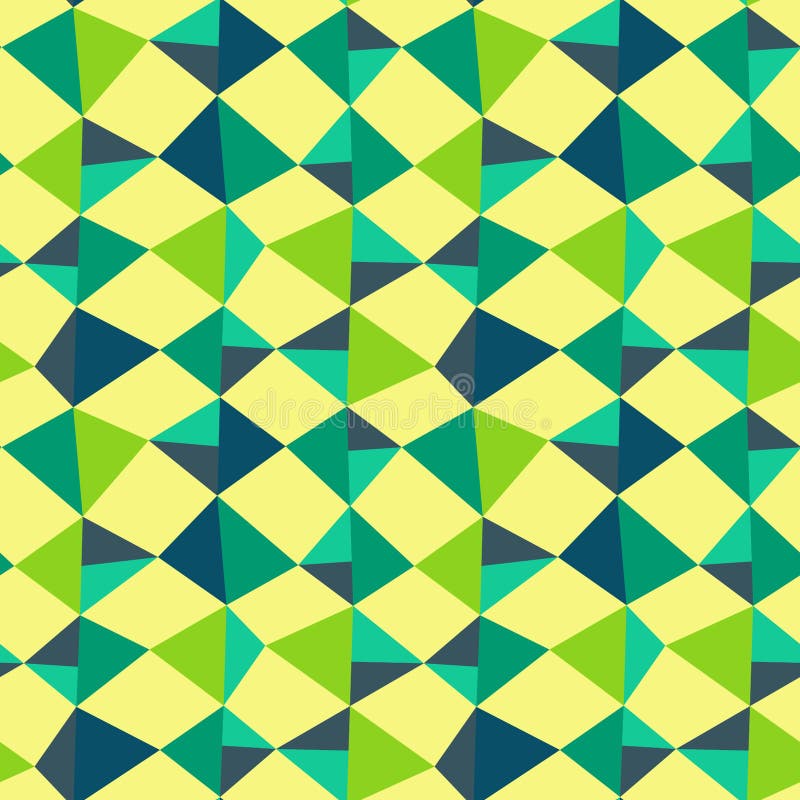 Seamless Triangles Background Pattern Stock Illustration - Illustration ...