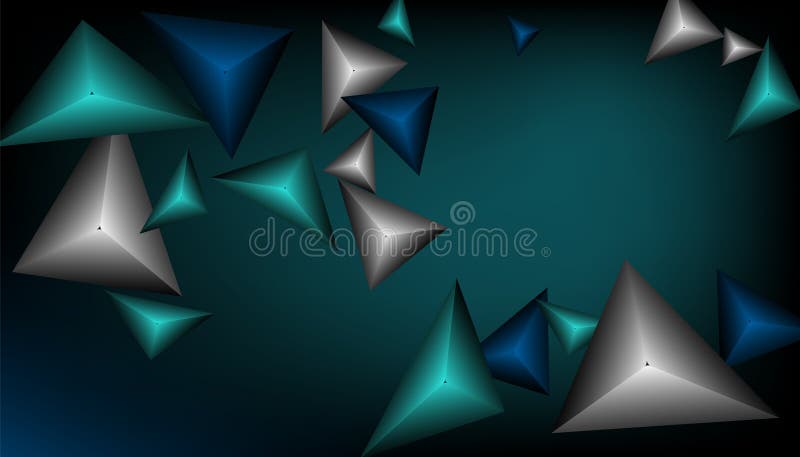 Triangles Background. Abstract Background from Triangular Pyramids ...