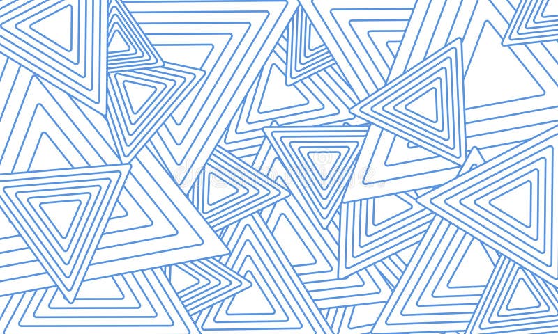 Abstract Blue Background with Triangles. Stock Image - Illustration of ...