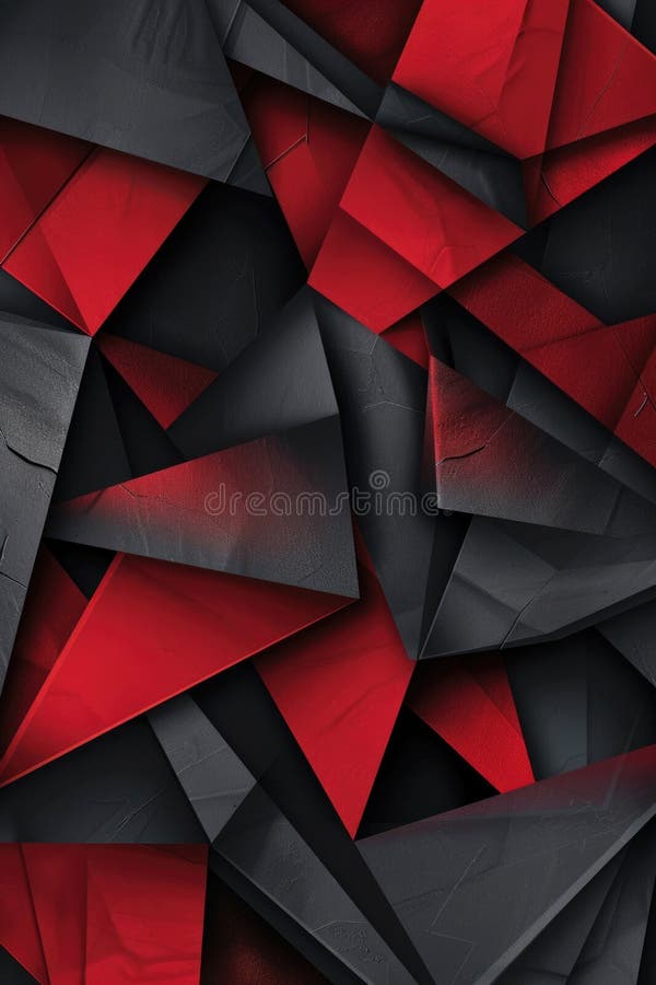 Triangles on Black Background Stock Photo - Image of pattern, abstract ...