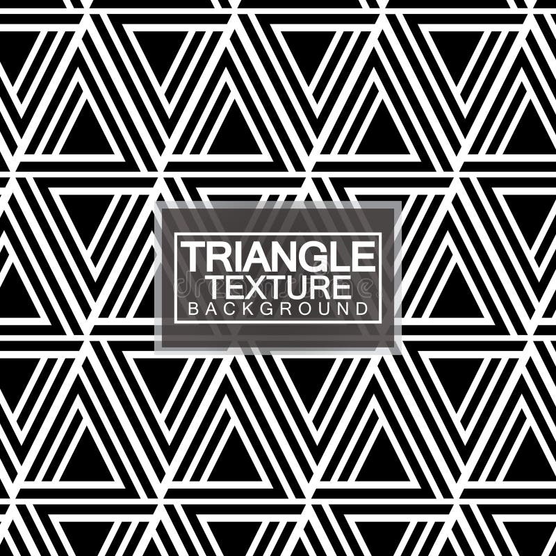Triangles, Black and White Abstract Seamless Geometric Pattern, Modern ...