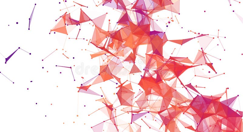 Triangles Blood Texture Dots Abstract Red Net Stock Illustration ...