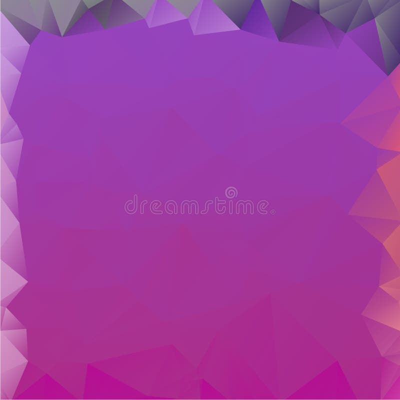 Triangles Border on Low Poly Geometric Gradient Polygonal Background ...