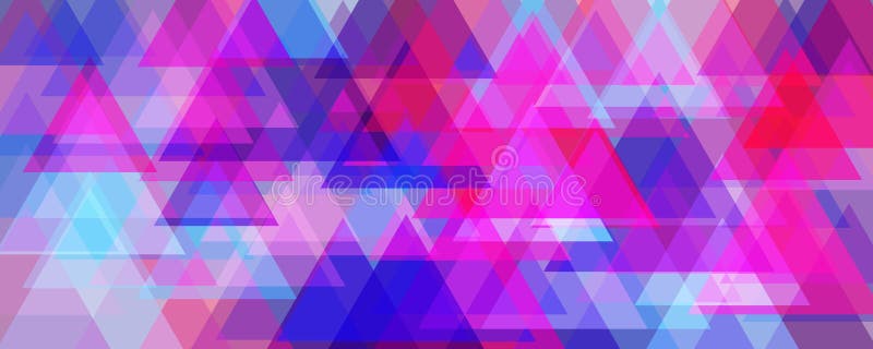 Triangles Colorful Texture Abstract Net Shape Set Stock Vector ...