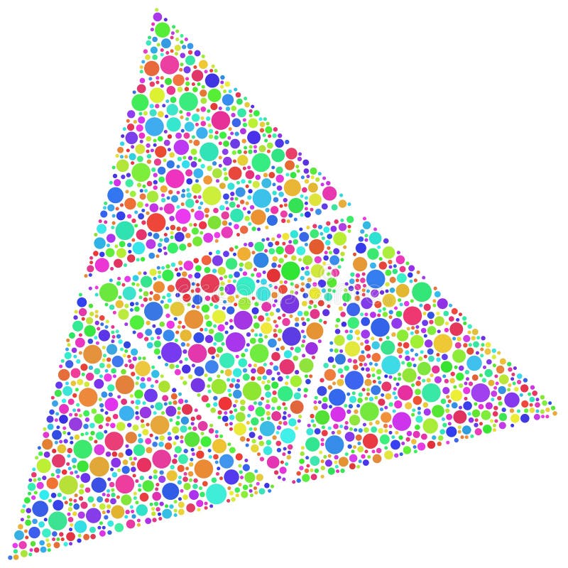 Triangles Containing Bubbles Stock Vector - Illustration of lines ...