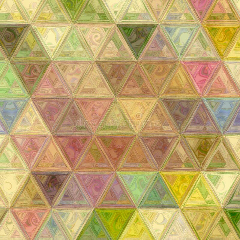 Colorful Triangles Continuous Texture in Sunny Colors Stock ...