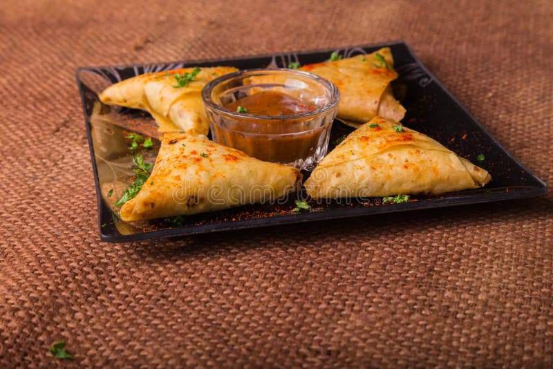 Triangles of dough stock image. Image of bread, cuisine - 52720819