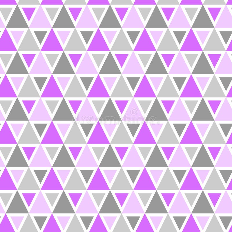 Triangles Geometric Pattern Seamless Stock Illustration - Illustration ...