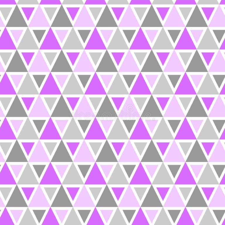 Triangles Geometric Pattern Seamless Stock Illustration - Illustration ...