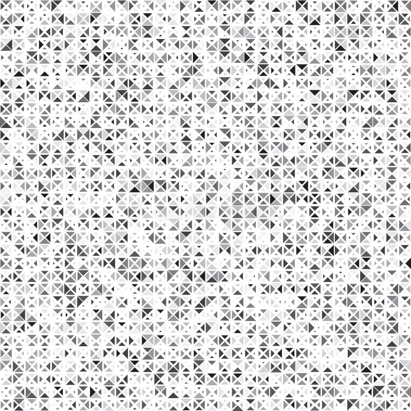 Triangles grey pattern. stock vector. Illustration of digital - 88647304