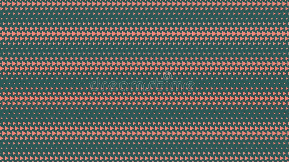 Triangles Half Tone Pattern Striped Structure Vector Orange Green ...