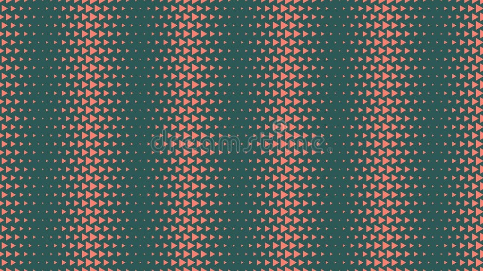Triangles Half Tone Pattern Vertical Striped Structure Vector Orange ...