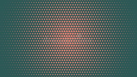 Triangles Halftone Pattern Radial Gradient Vector Orange Green Abstract ...