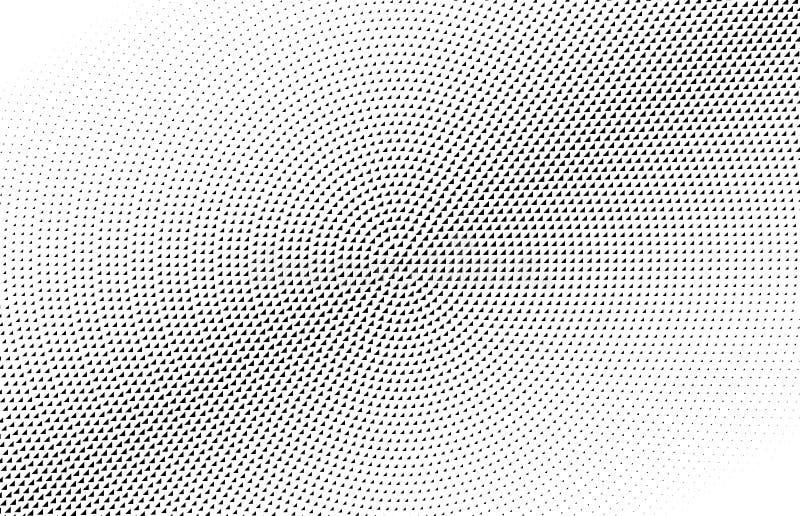 Triangles Halftone Vector Illustration. Triangle Geometric Background Texture and Pattern Stock ...