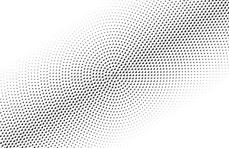 Triangles Halftone Vector Illustration. Triangle Geometric Background ...