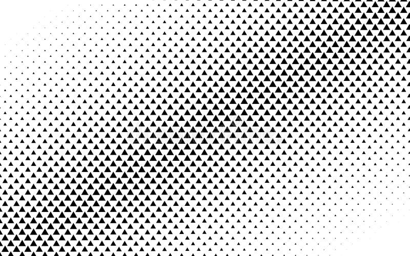 Triangles Halftone Vector Illustration. Triangle Geometric Background Texture and Pattern Stock ...