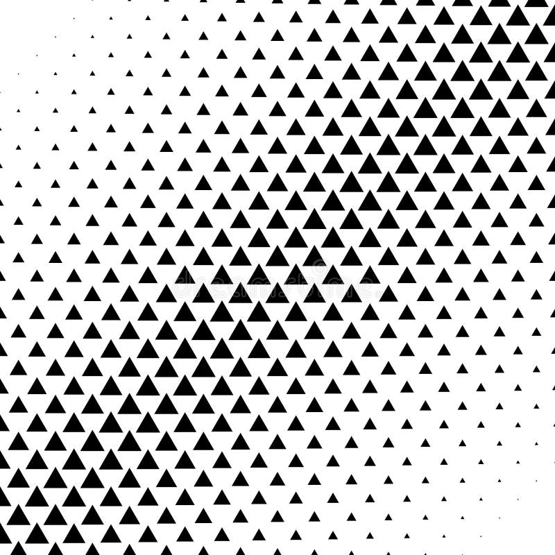 Triangles Halftone Vector Illustration. Triangle Geometric Background ...