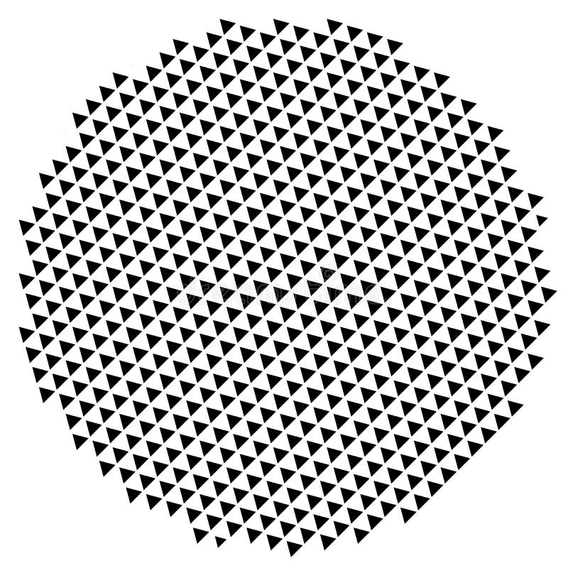 Triangles Halftone Vector Illustration Triangle Geometric Background