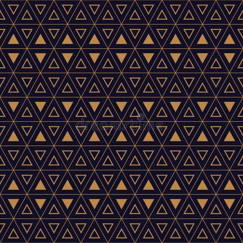 Triangles Hexagon Gold Black02 Stock Vector - Illustration of geometric, construction: 147818677